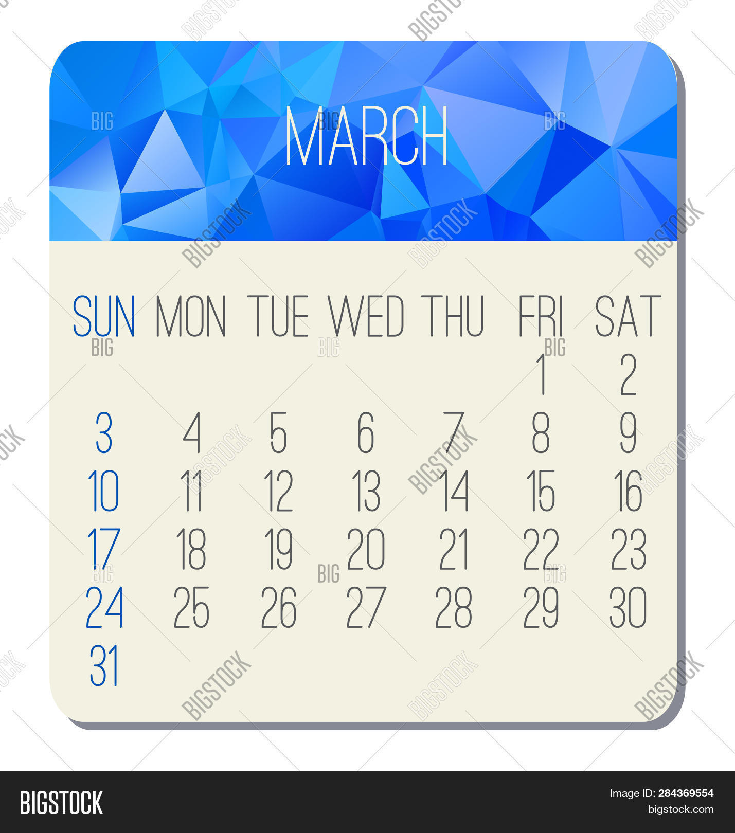 March Year 2019 Vector & Photo (Free Trial) | Bigstock