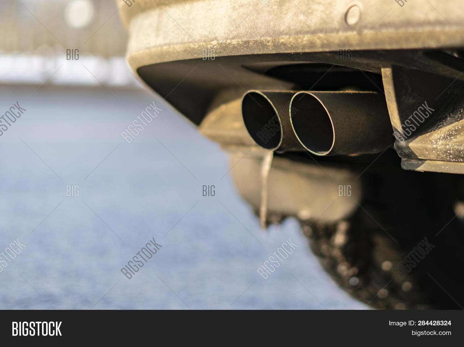 Close Exaust Pipe Car Image & Photo (Free Trial) | Bigstock