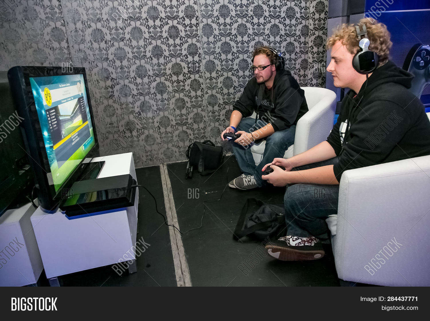 Gamers Play Station Image & Photo (Free Trial) | Bigstock