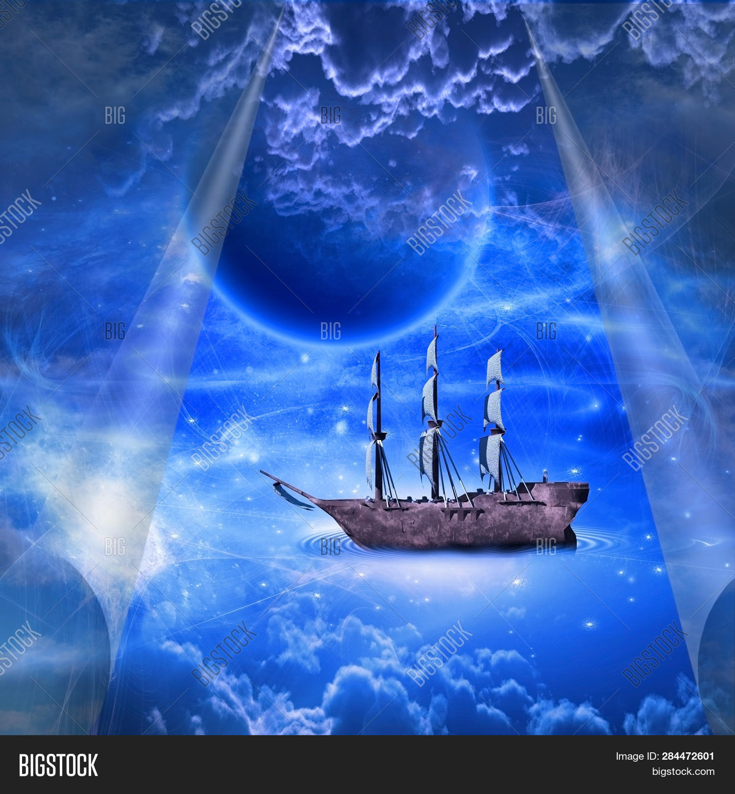 Curtains Sky Opened Image & Photo (Free Trial) | Bigstock