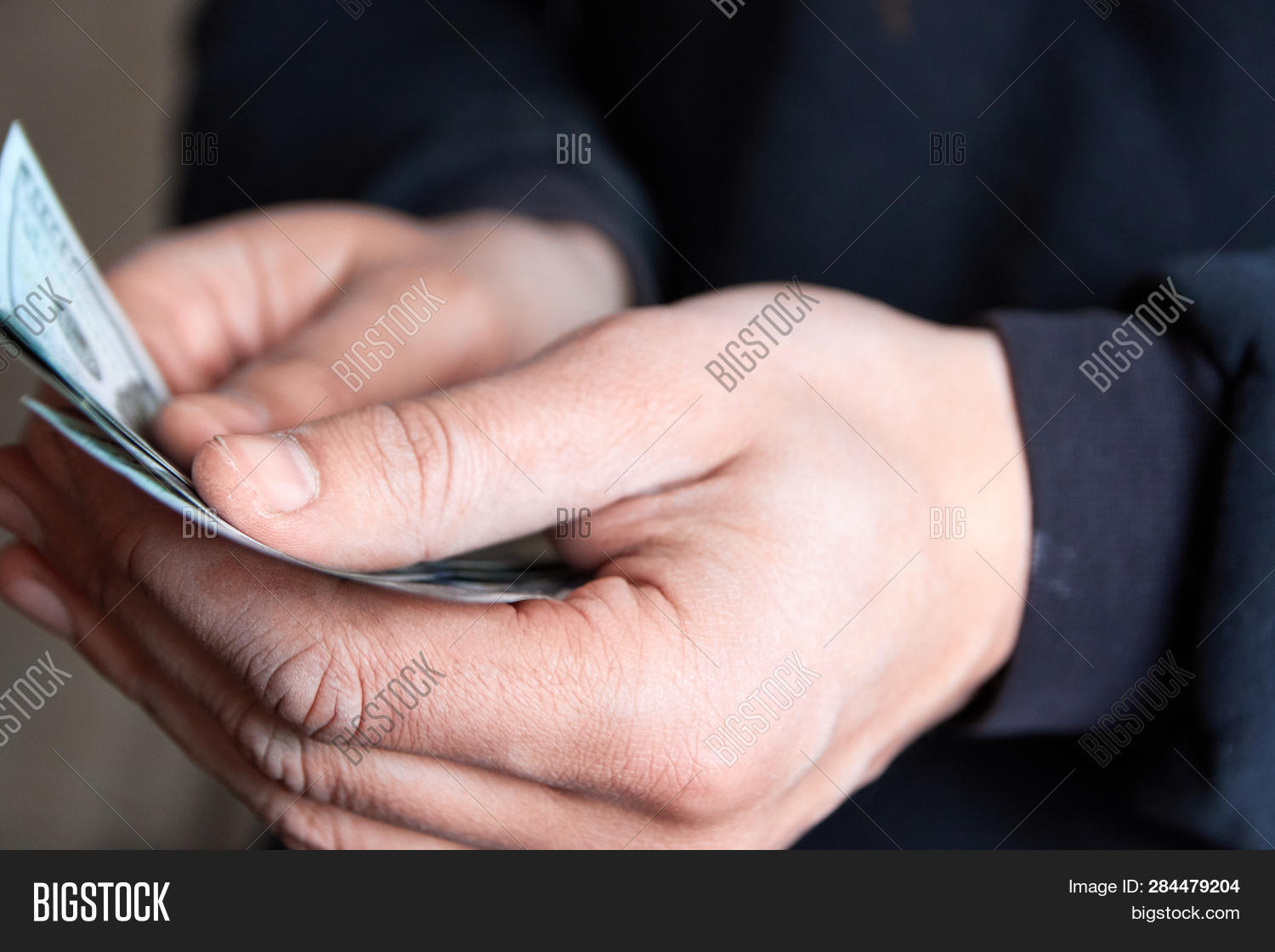 Man Holdin Money. Image & Photo (Free Trial) | Bigstock