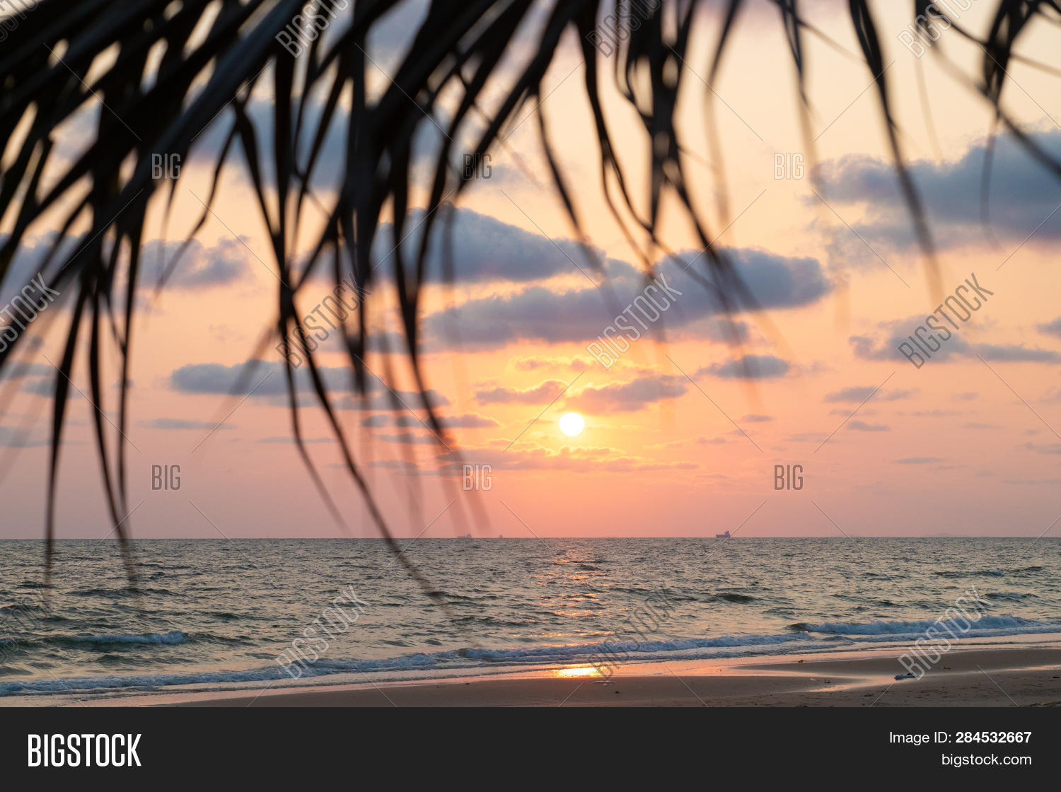 Beautiful Pink Sunset Image & Photo (Free Trial) | Bigstock