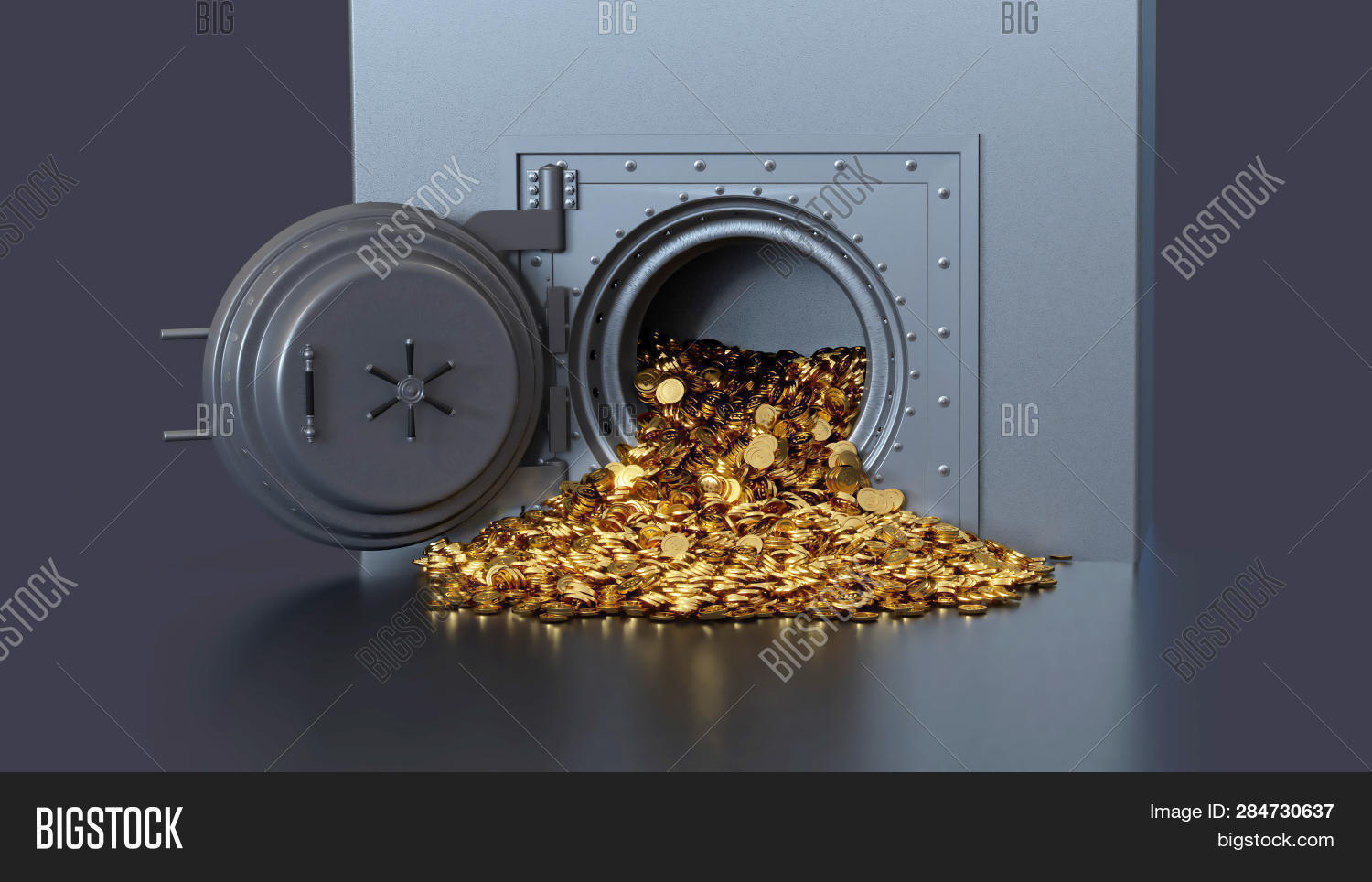 Bank Vault Grey Steel Image & Photo (Free Trial) | Bigstock