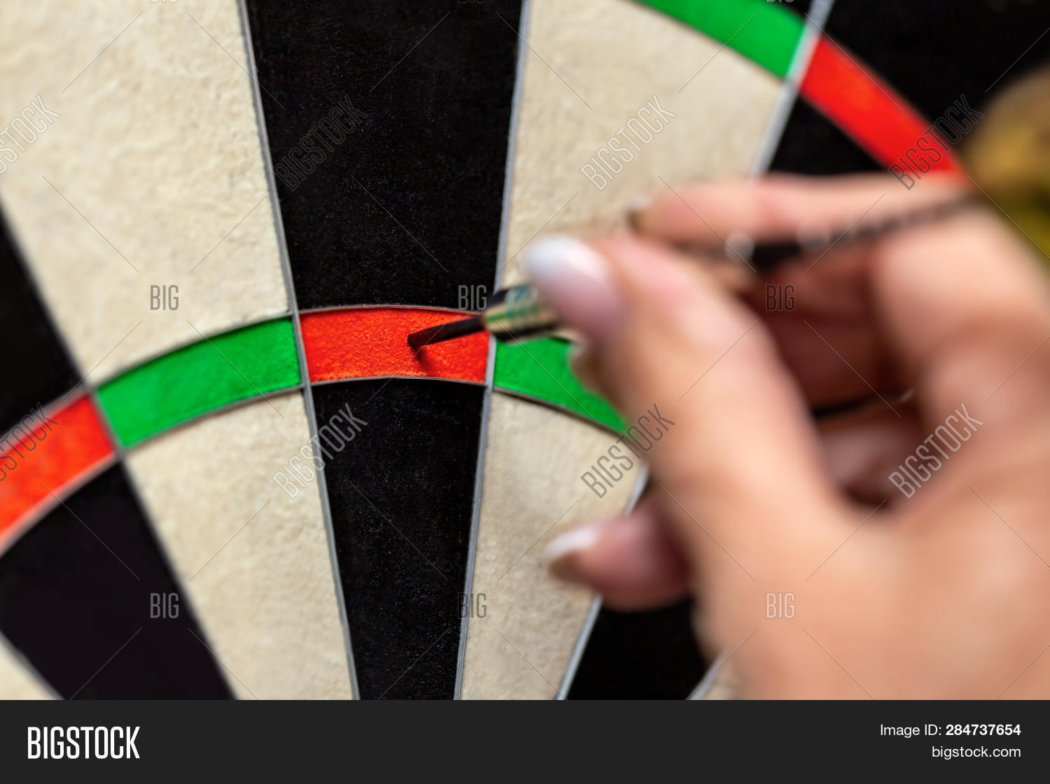 Woman Playing Dart, Image & Photo (Free Trial) | Bigstock