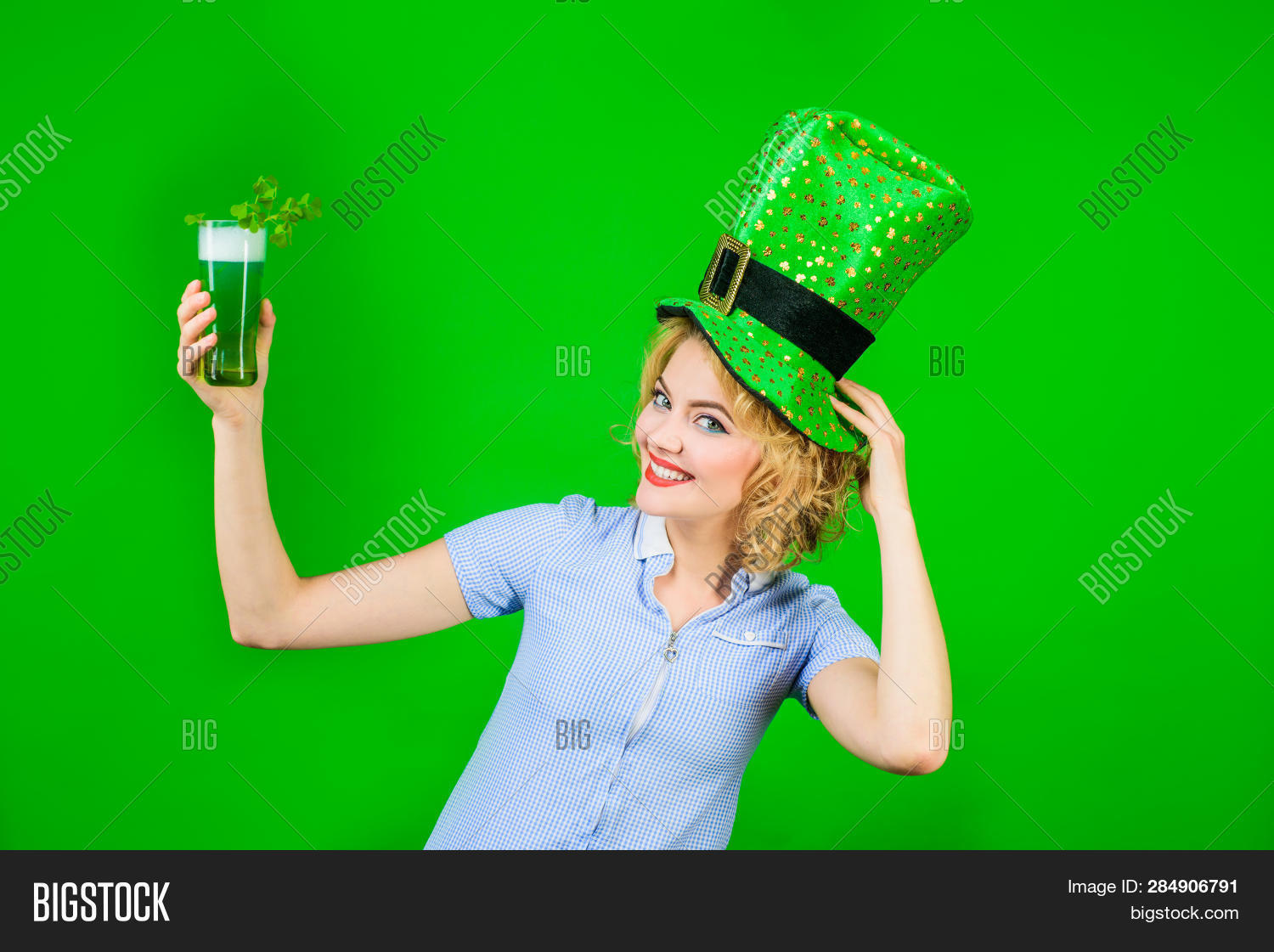 Patrick Girl. Green Image & Photo (Free Trial) | Bigstock