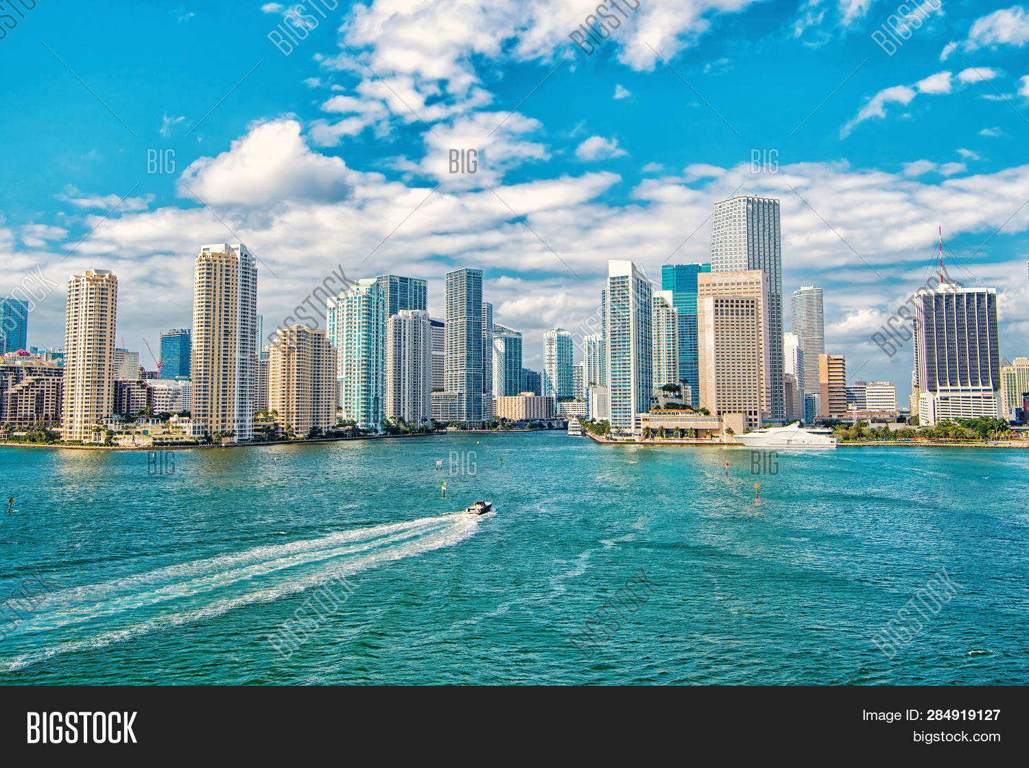 Aerial View Miami Image & Photo (Free Trial) | Bigstock