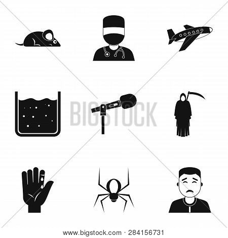 Phobia Symbols Icon Image & Photo (Free Trial) | Bigstock