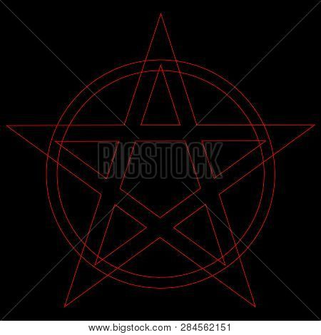 Pentagram Pentalpha Vector & Photo (Free Trial) | Bigstock