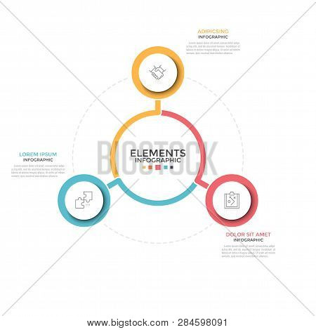 Circular Chart. Three Vector & Photo (Free Trial) | Bigstock