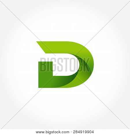 Letter D Green Logo Vector & Photo (Free Trial) | Bigstock