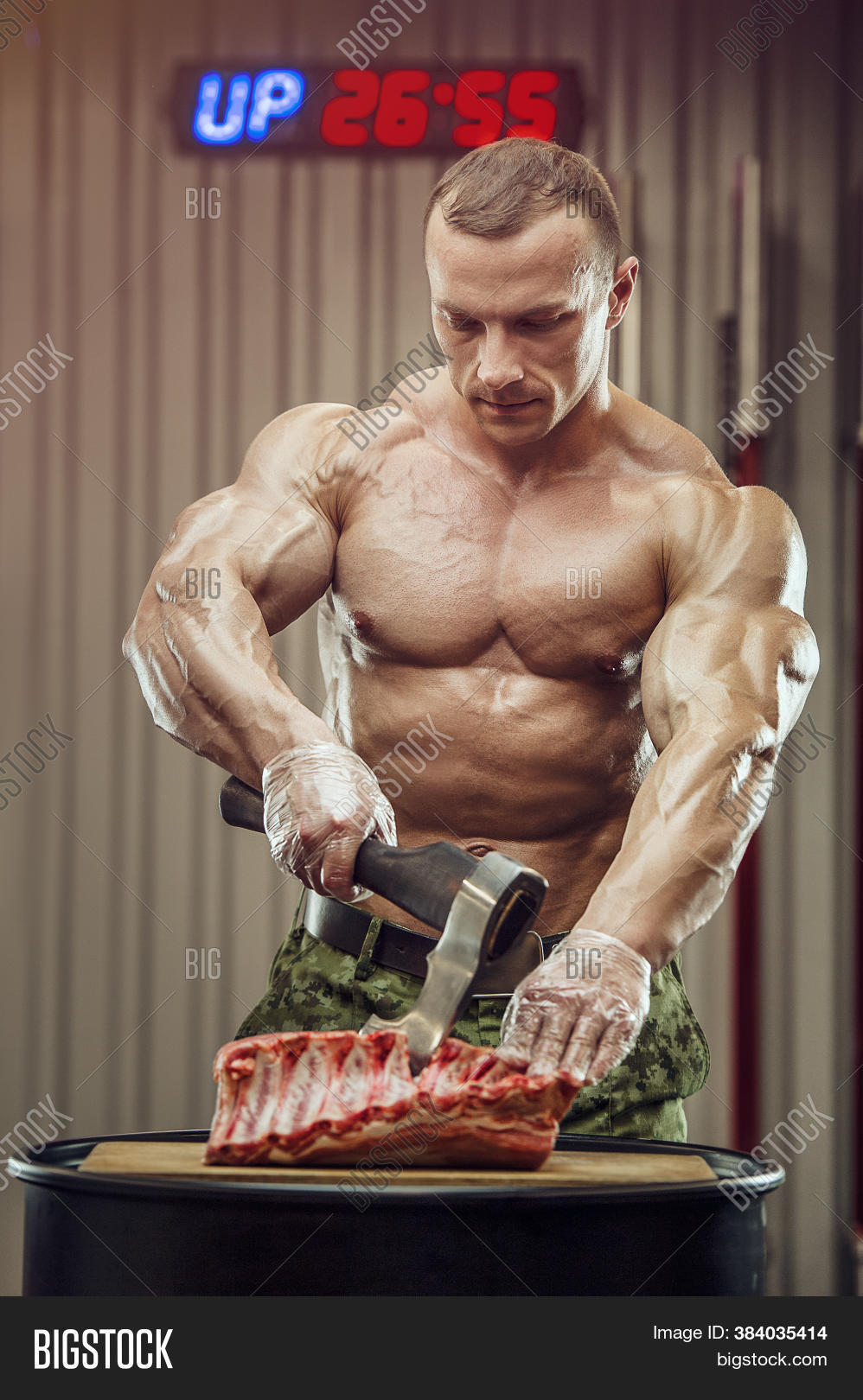 Fitness Man Workout Image & Photo (Free Trial) | Bigstock