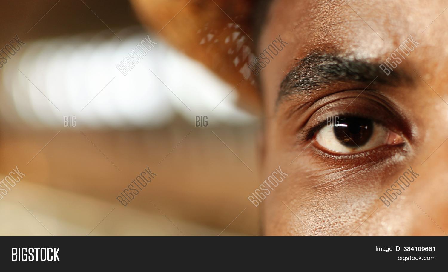Close Young Half Face Image & Photo (Free Trial) | Bigstock