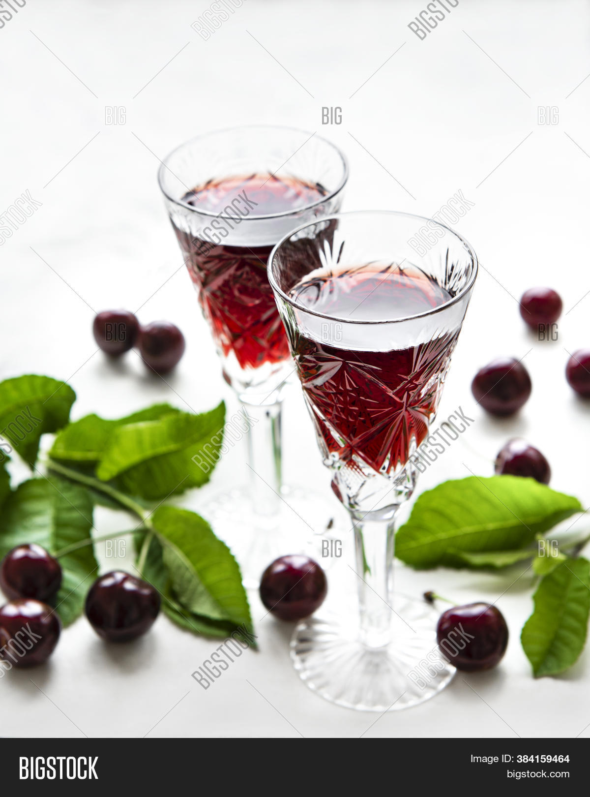 Cherry Liqueur Glass Image & Photo (Free Trial) | Bigstock