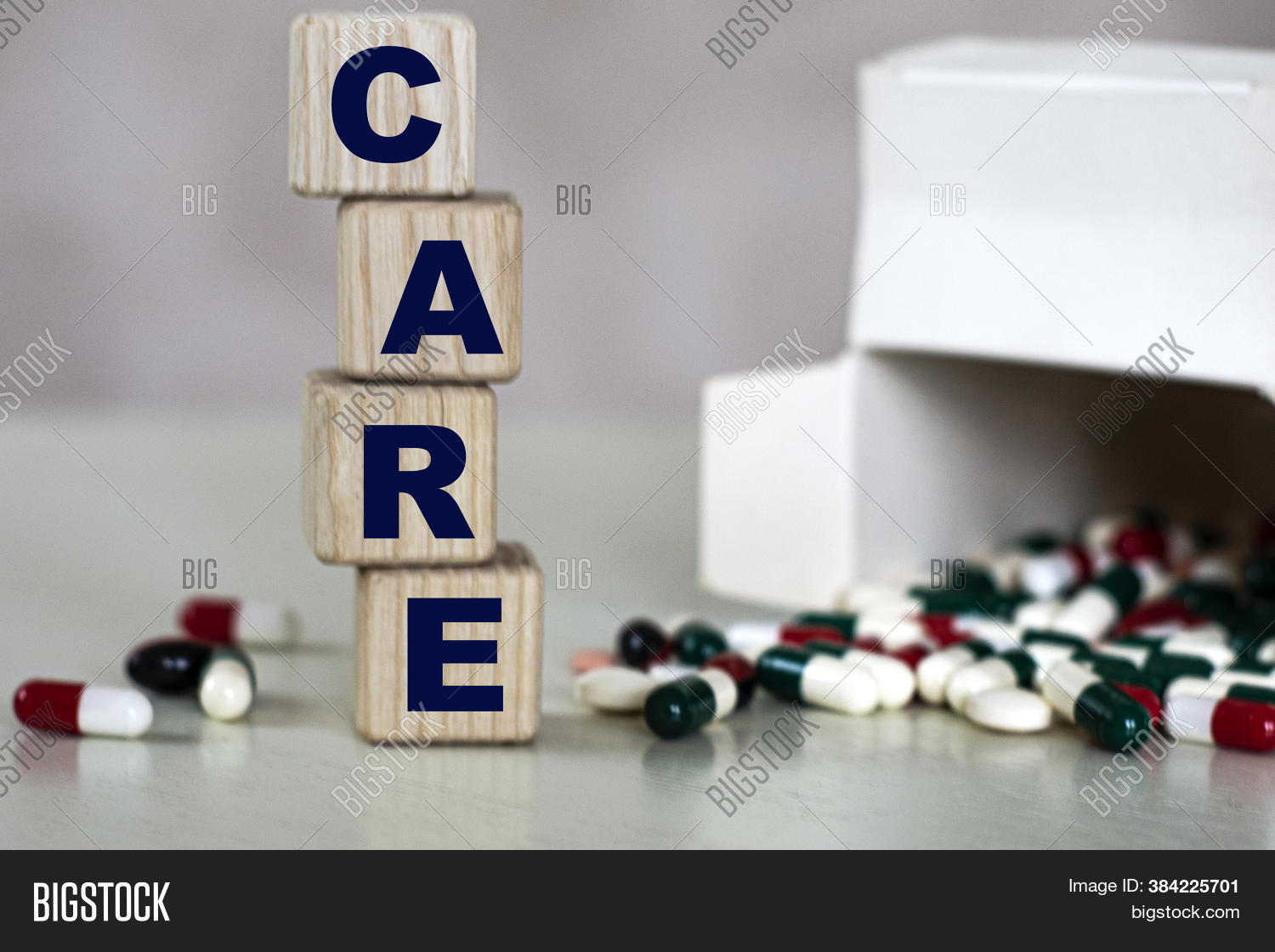 Care - Word On Light Image & Photo (Free Trial) | Bigstock
