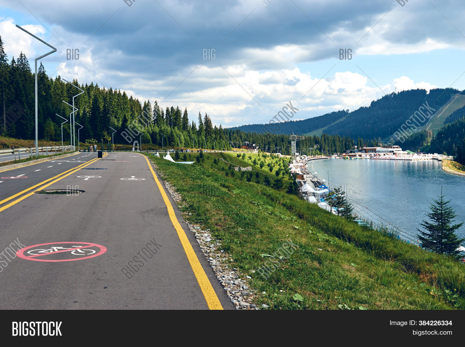Landscape View Bike Image & Photo (Free Trial) | Bigstock