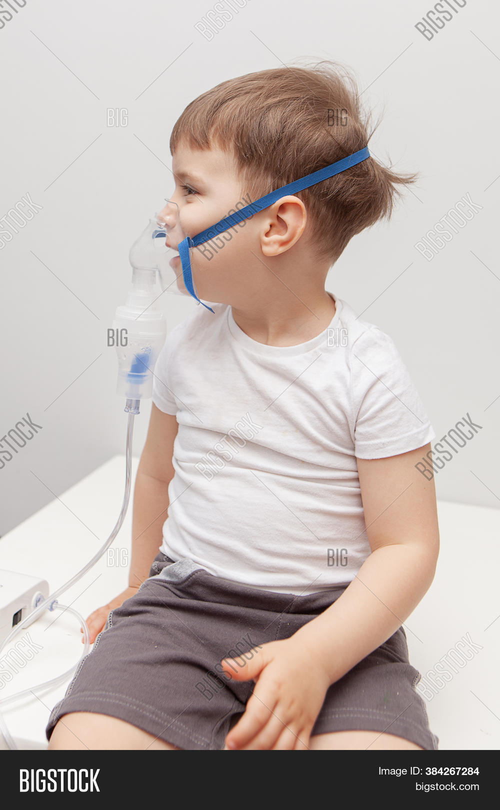 Boy Makes Inhalations Image & Photo (Free Trial) | Bigstock