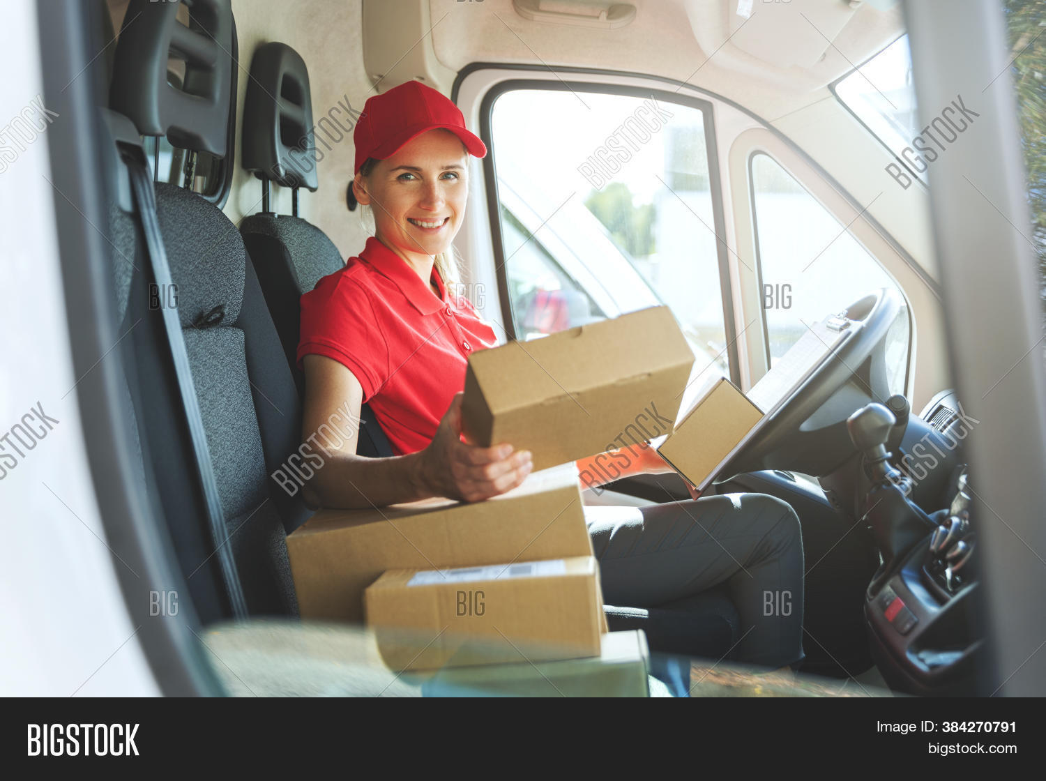 Female Delivery Image & Photo (Free Trial) | Bigstock