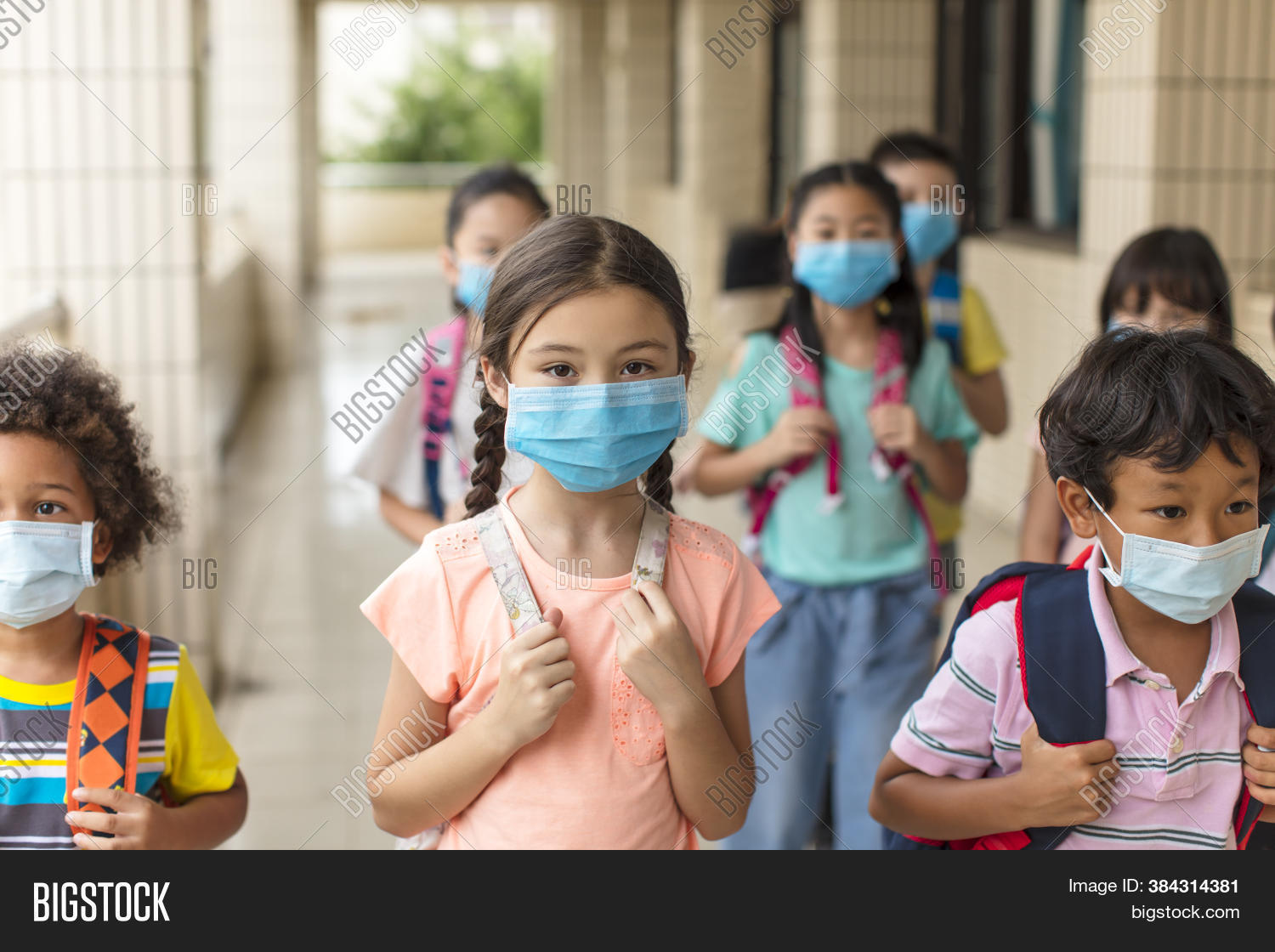 Children Wearing Face Image & Photo (Free Trial) | Bigstock