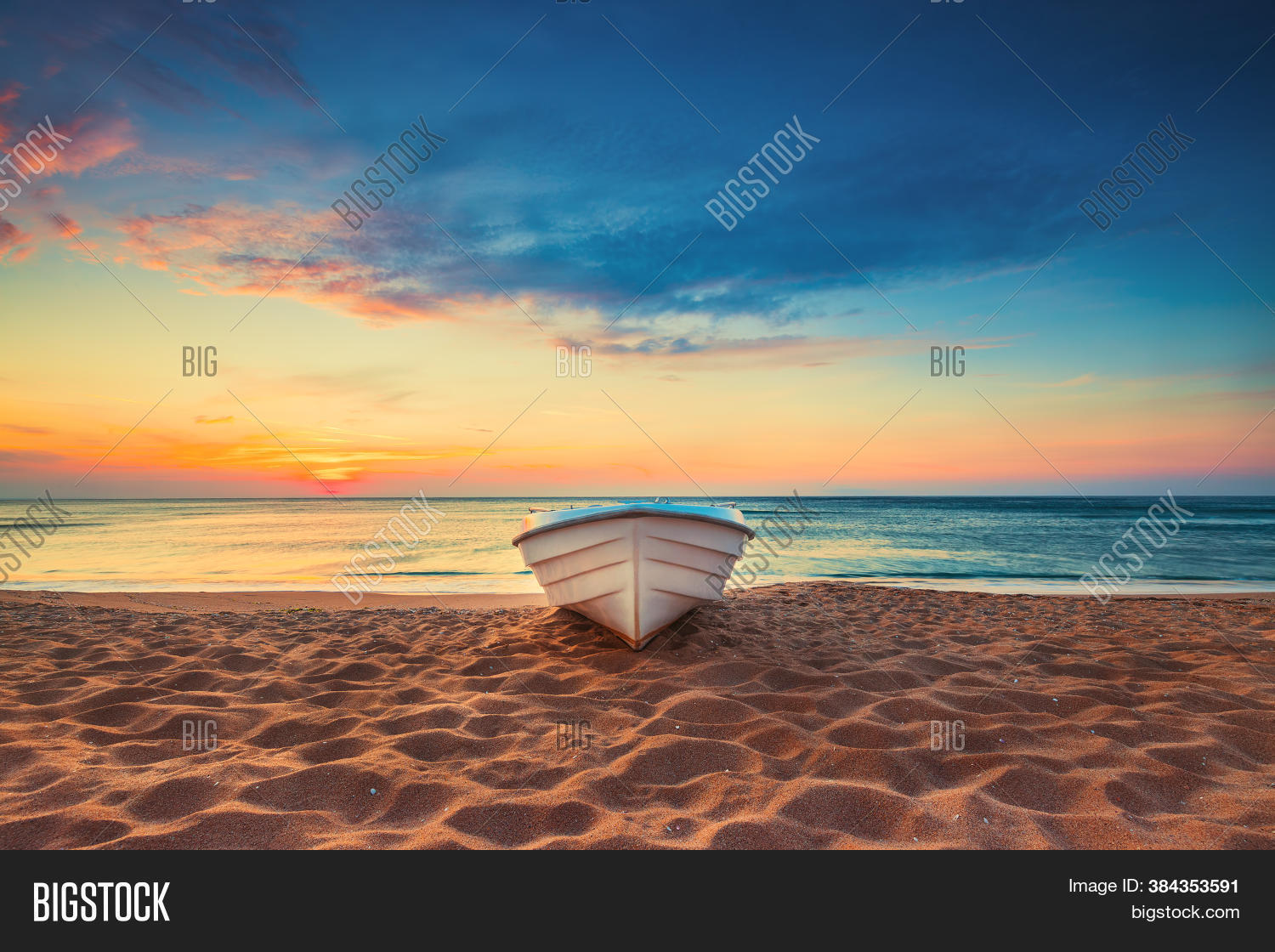 Tropical Seascape Boat Image & Photo (Free Trial) | Bigstock