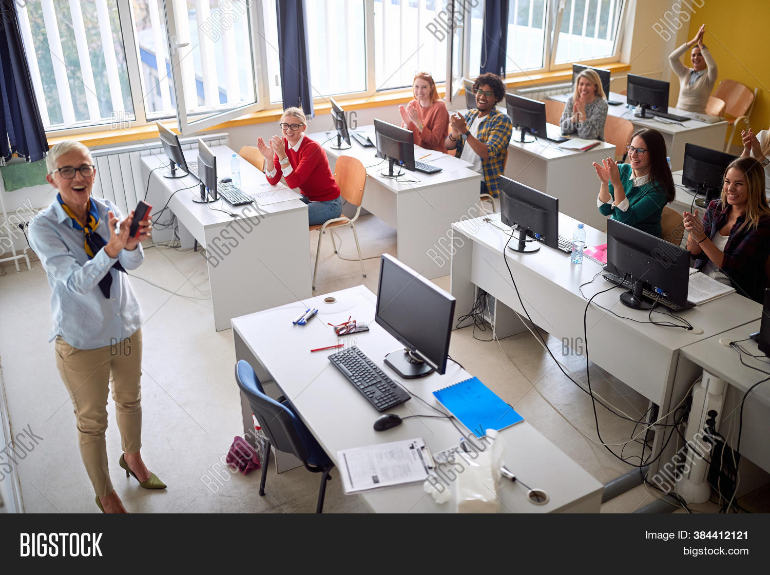 Group Pupils Female Image & Photo (Free Trial) | Bigstock