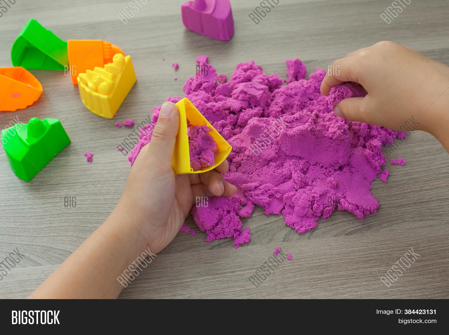 Kinetic Sand Children Image & Photo (Free Trial) | Bigstock