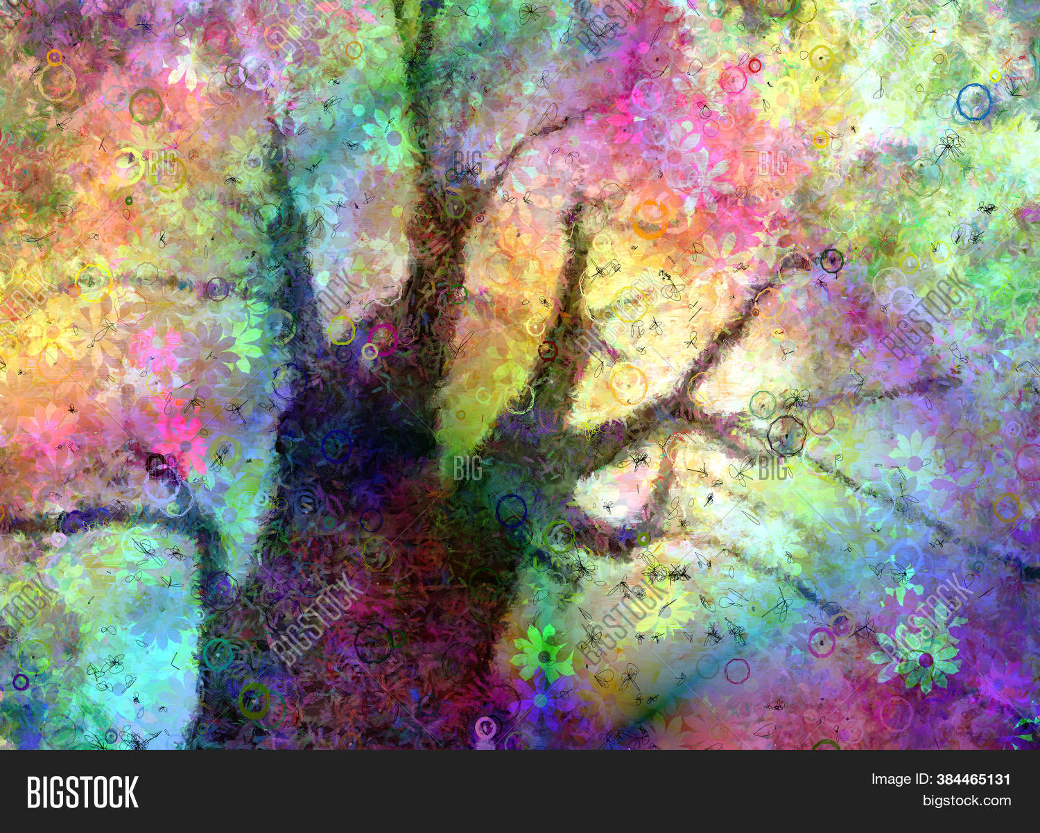 Colorful Abstract Tree Image & Photo (Free Trial) | Bigstock