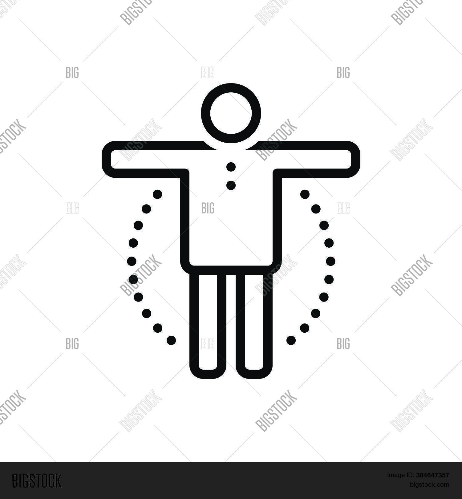 Black Line Icon Body Vector & Photo (Free Trial) | Bigstock