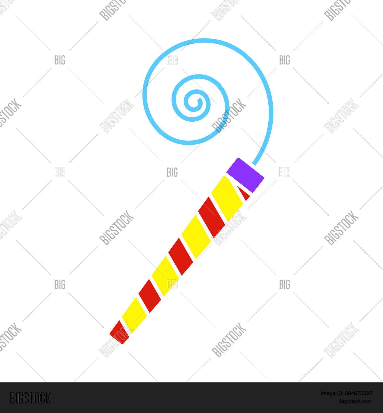 Party Whistle Icon. Vector & Photo (Free Trial) | Bigstock
