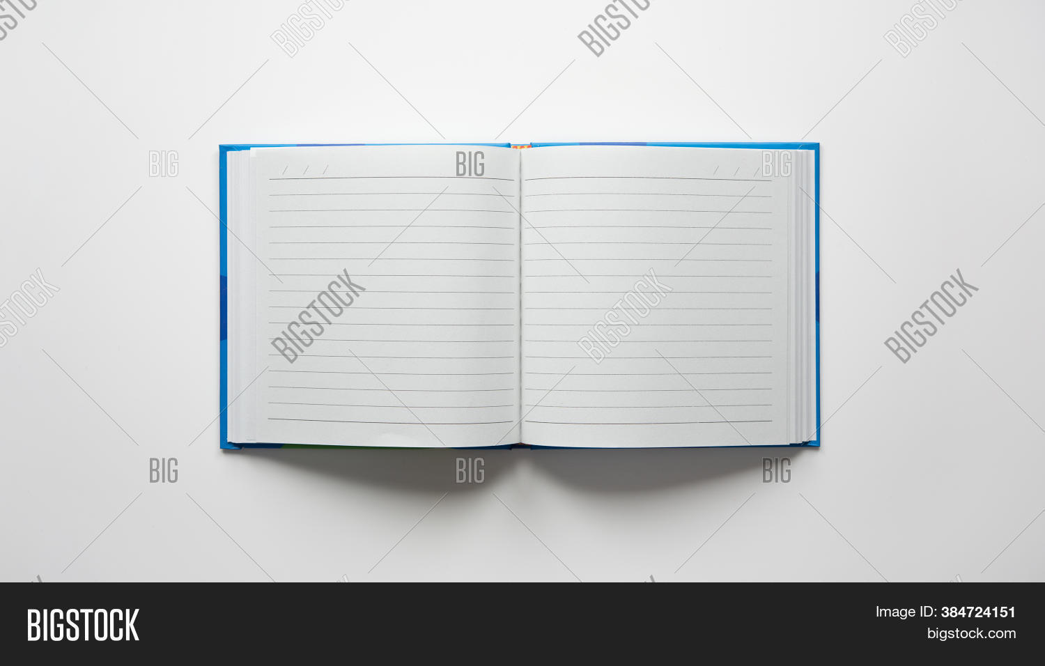 Open Note Book Blue Image & Photo (Free Trial) | Bigstock