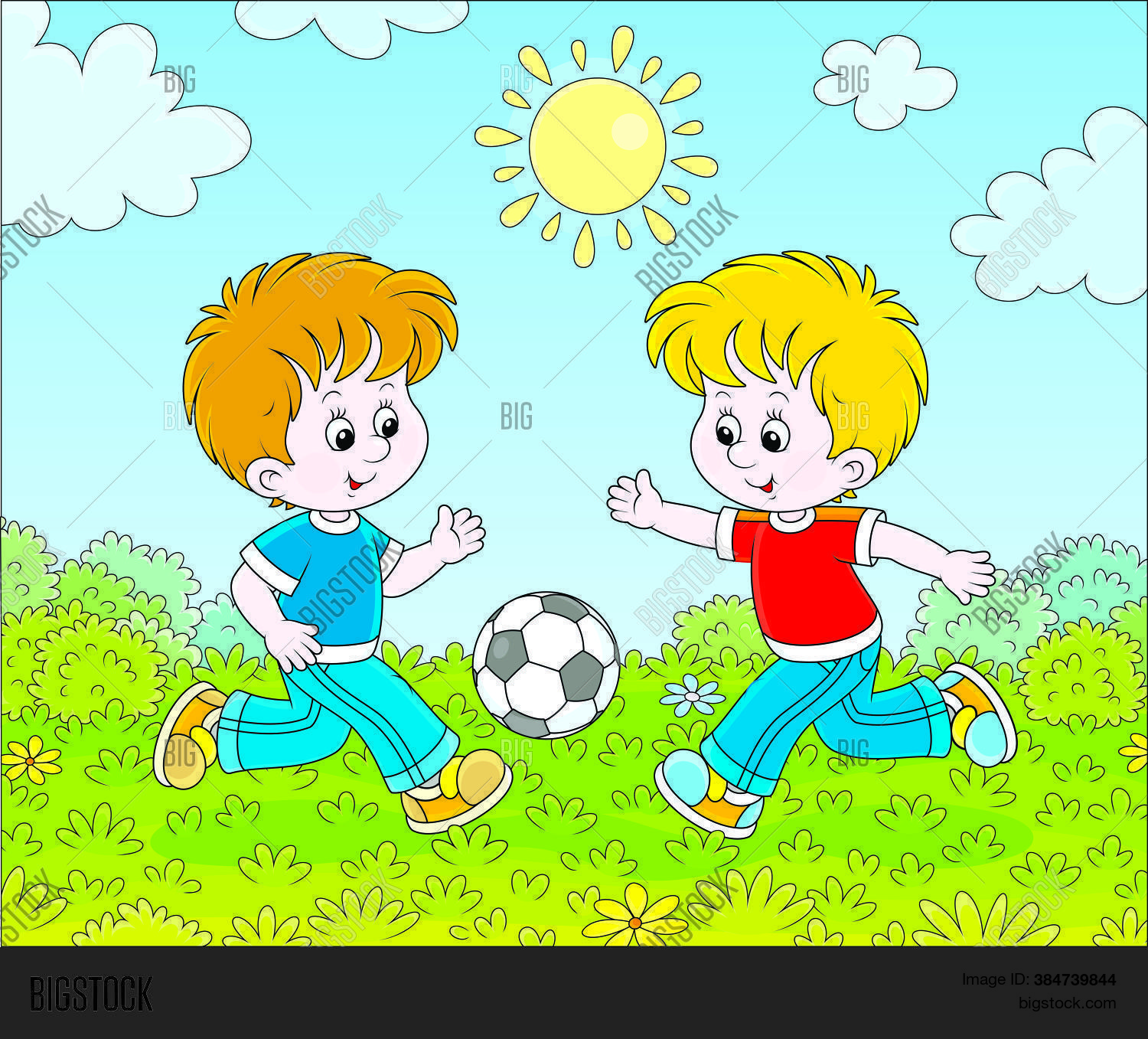 Smiling Football Clipart