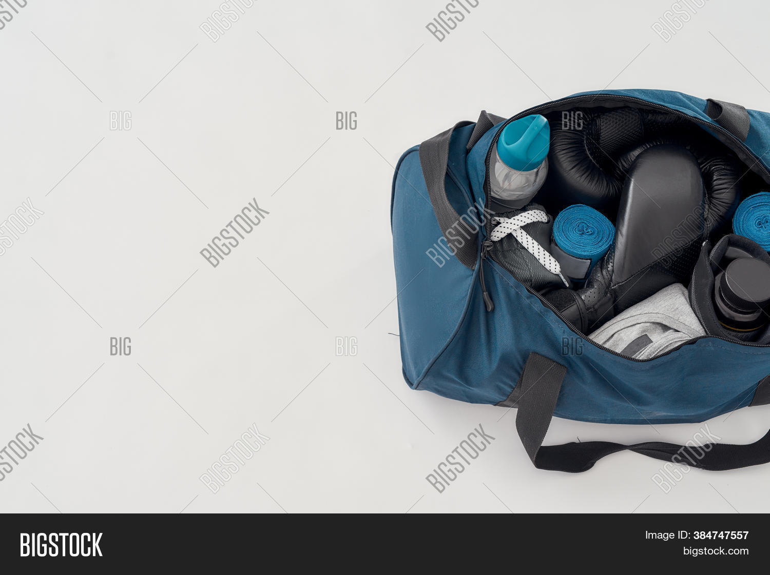 Top View Sports Bag Image & Photo (Free Trial) | Bigstock