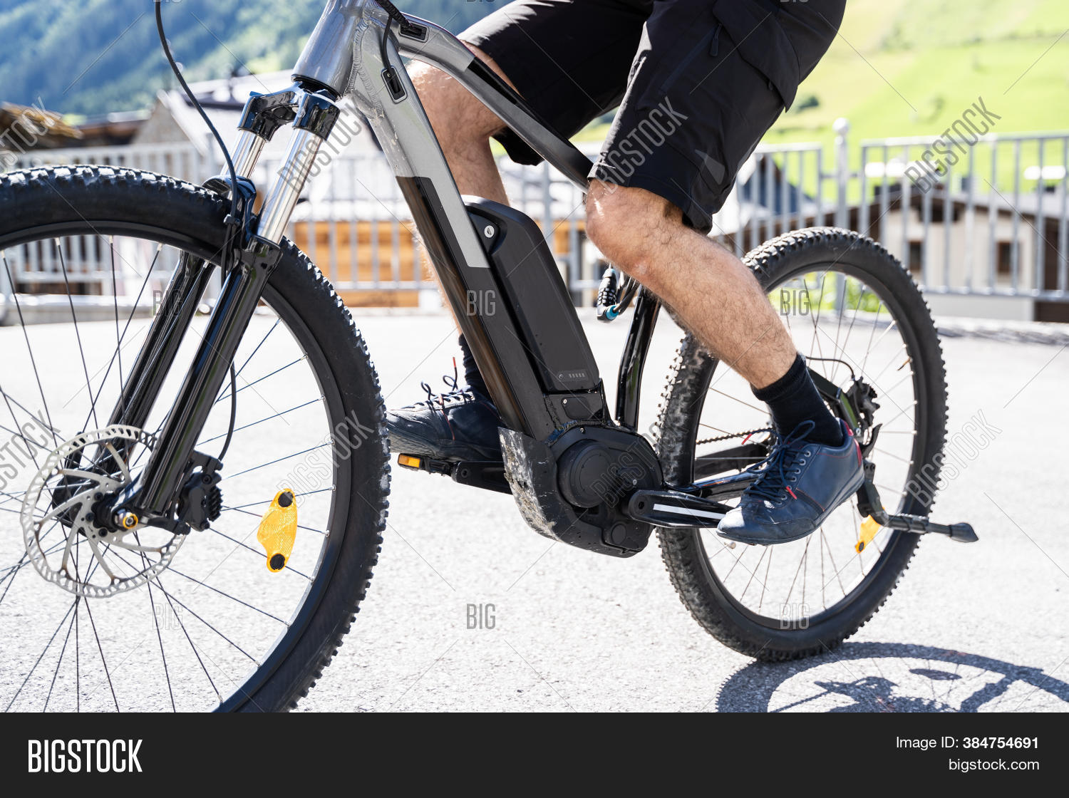 Man Riding E Bike Image & Photo (Free Trial) | Bigstock