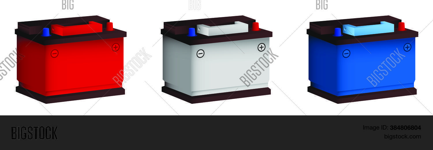 Car Battery Isometric Vector & Photo (Free Trial) | Bigstock