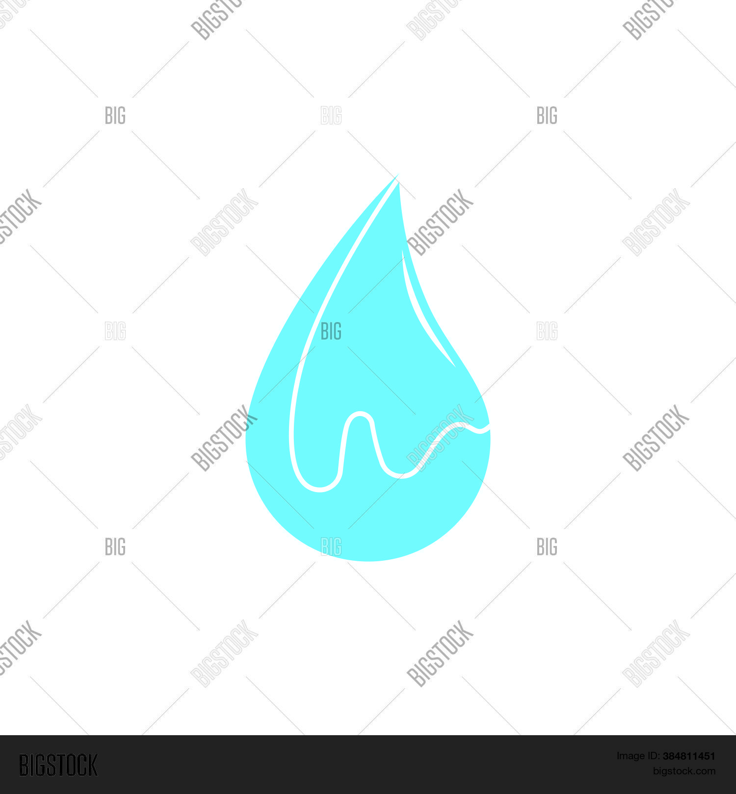 Letter W Water Drop Vector & Photo (Free Trial) | Bigstock