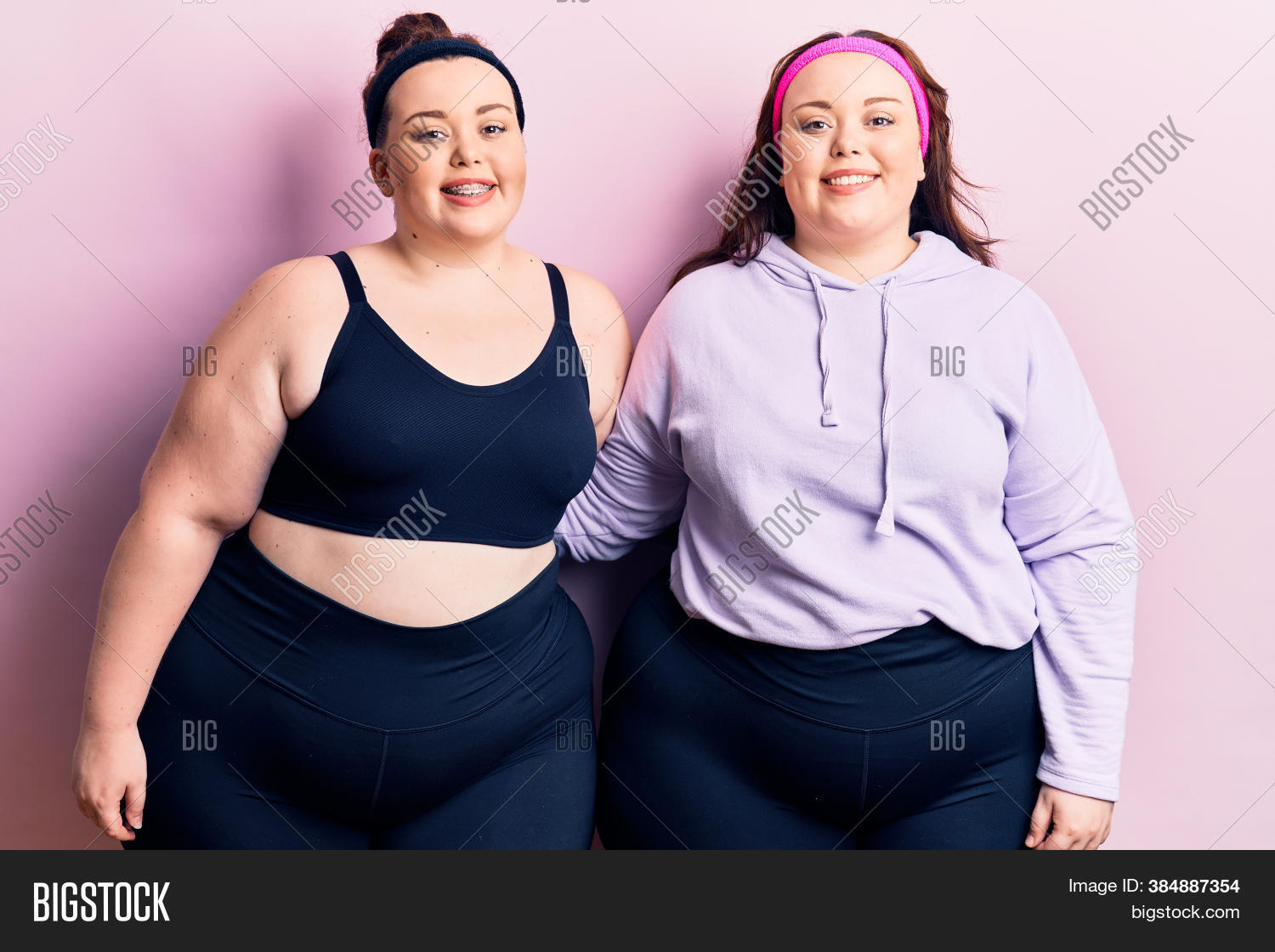 Young Plus Size Twins Image & Photo (Free Trial) | Bigstock