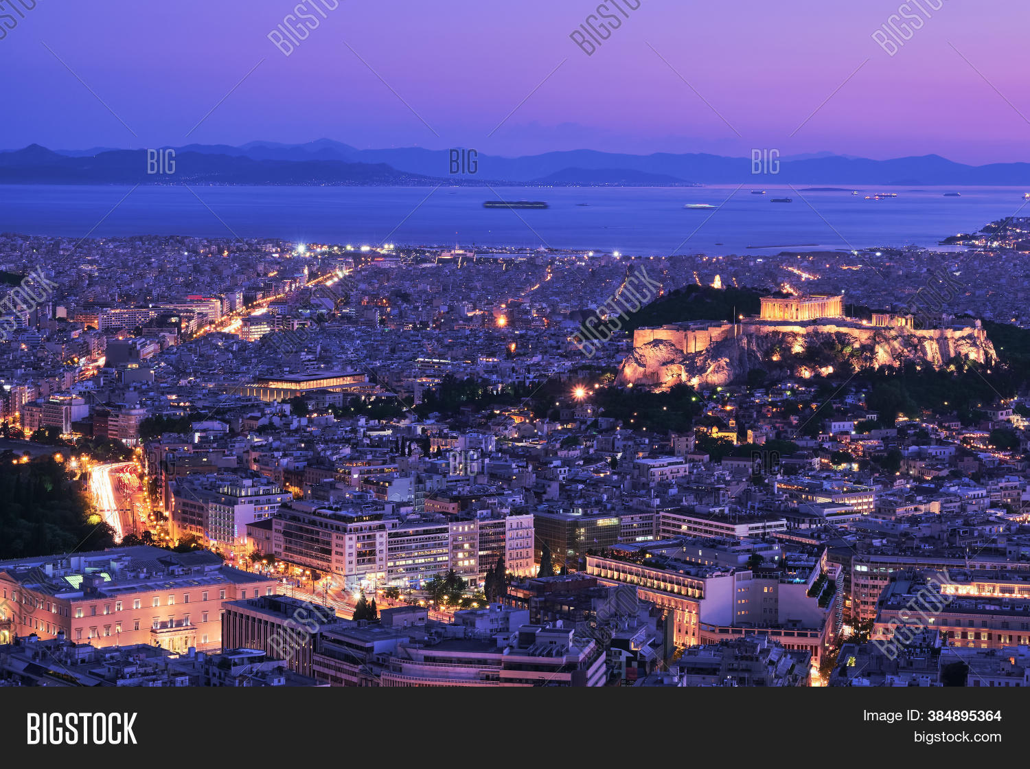 Panoramic View Athens Image & Photo (Free Trial) | Bigstock