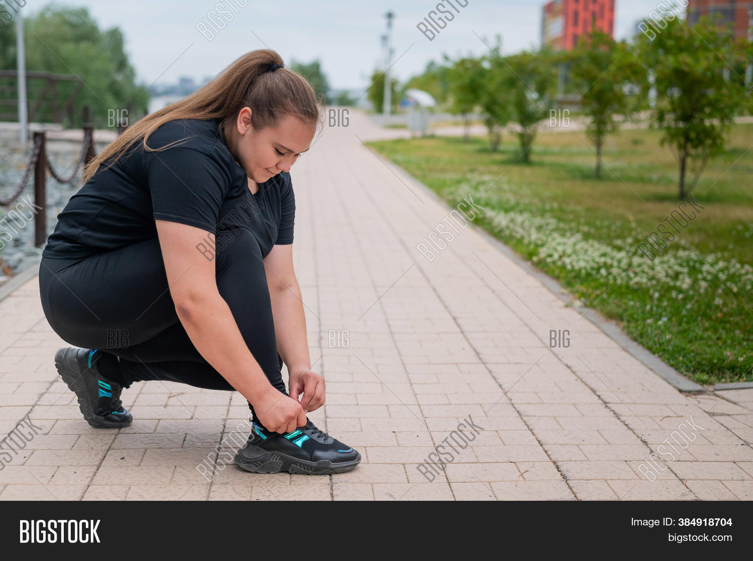 Fat Woman Tracksuit Image & Photo (Free Trial) | Bigstock