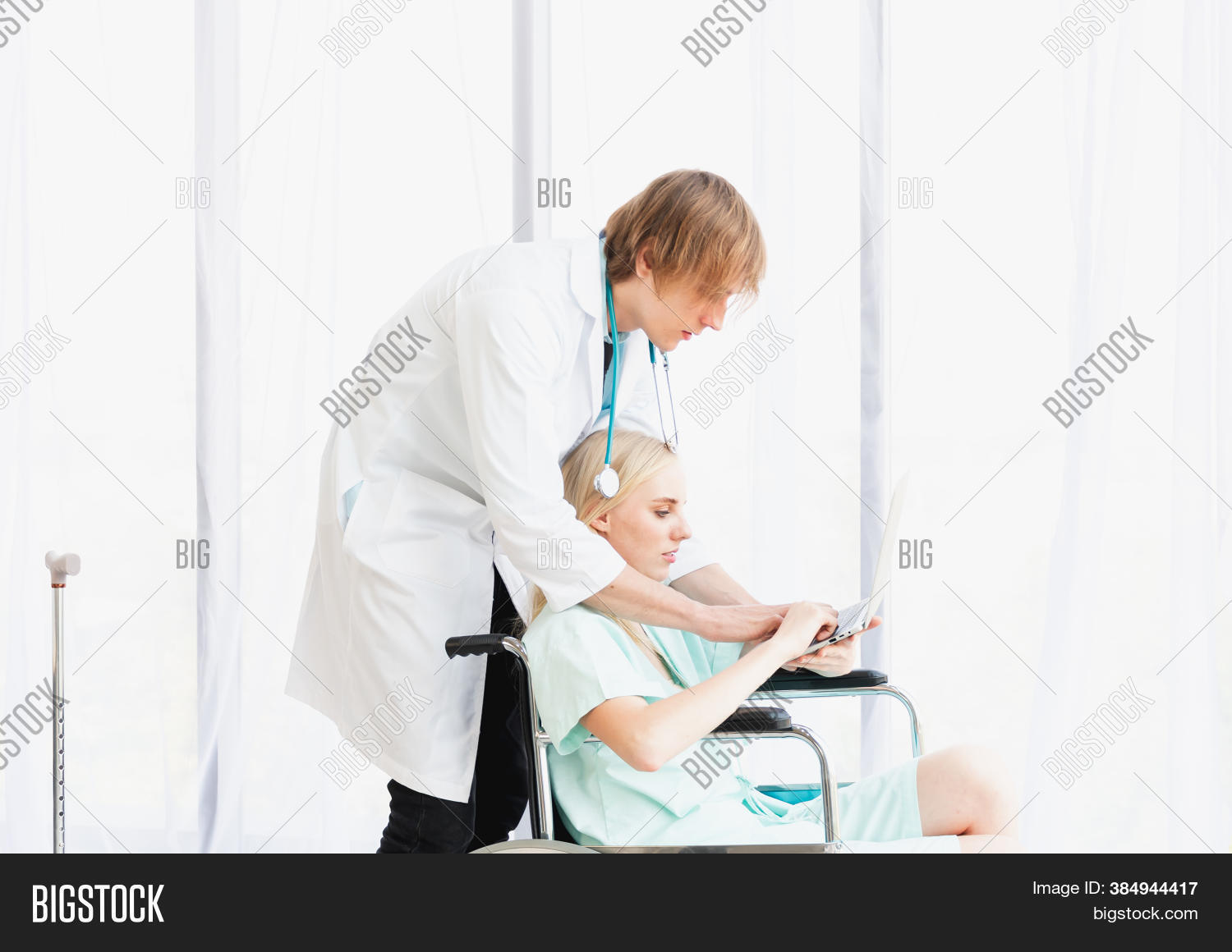 Male Doctor Pushing Image & Photo (Free Trial) | Bigstock