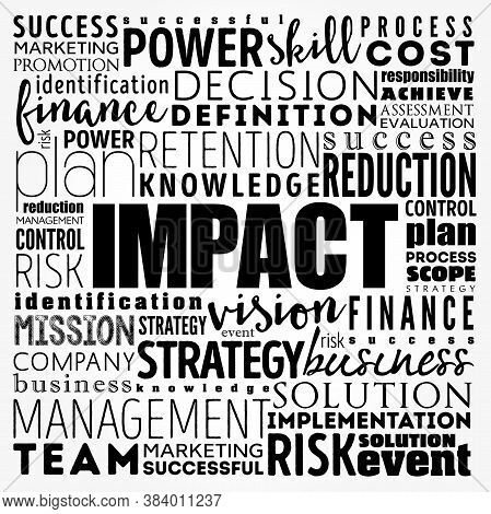 Impact Word Cloud Image & Photo (Free Trial) | Bigstock