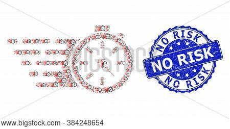 No Risk Grunge Round Vector & Photo (Free Trial) | Bigstock