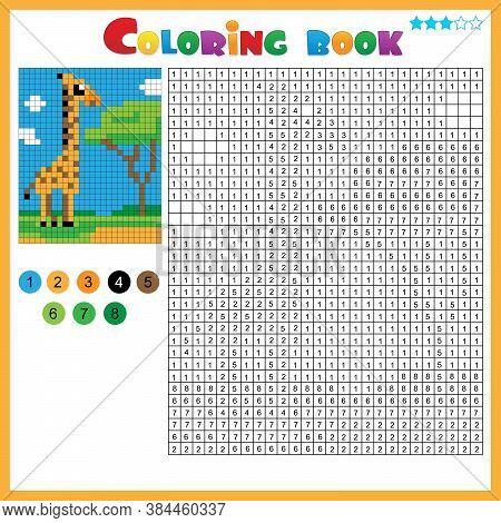 Giraffe. Color By Vector & Photo (Free Trial) | Bigstock