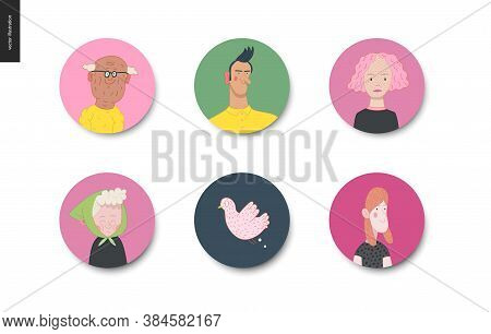 Bright Characters Vector & Photo (Free Trial) | Bigstock