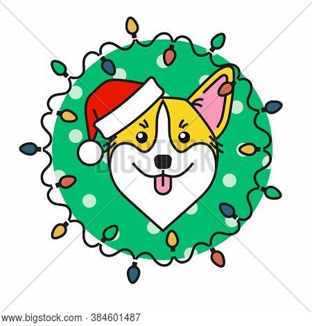 Cute Corgi Dog Santa Vector & Photo (Free Trial) | Bigstock