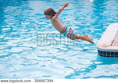 Kids Jumping Pool. Image & Photo (Free Trial) | Bigstock