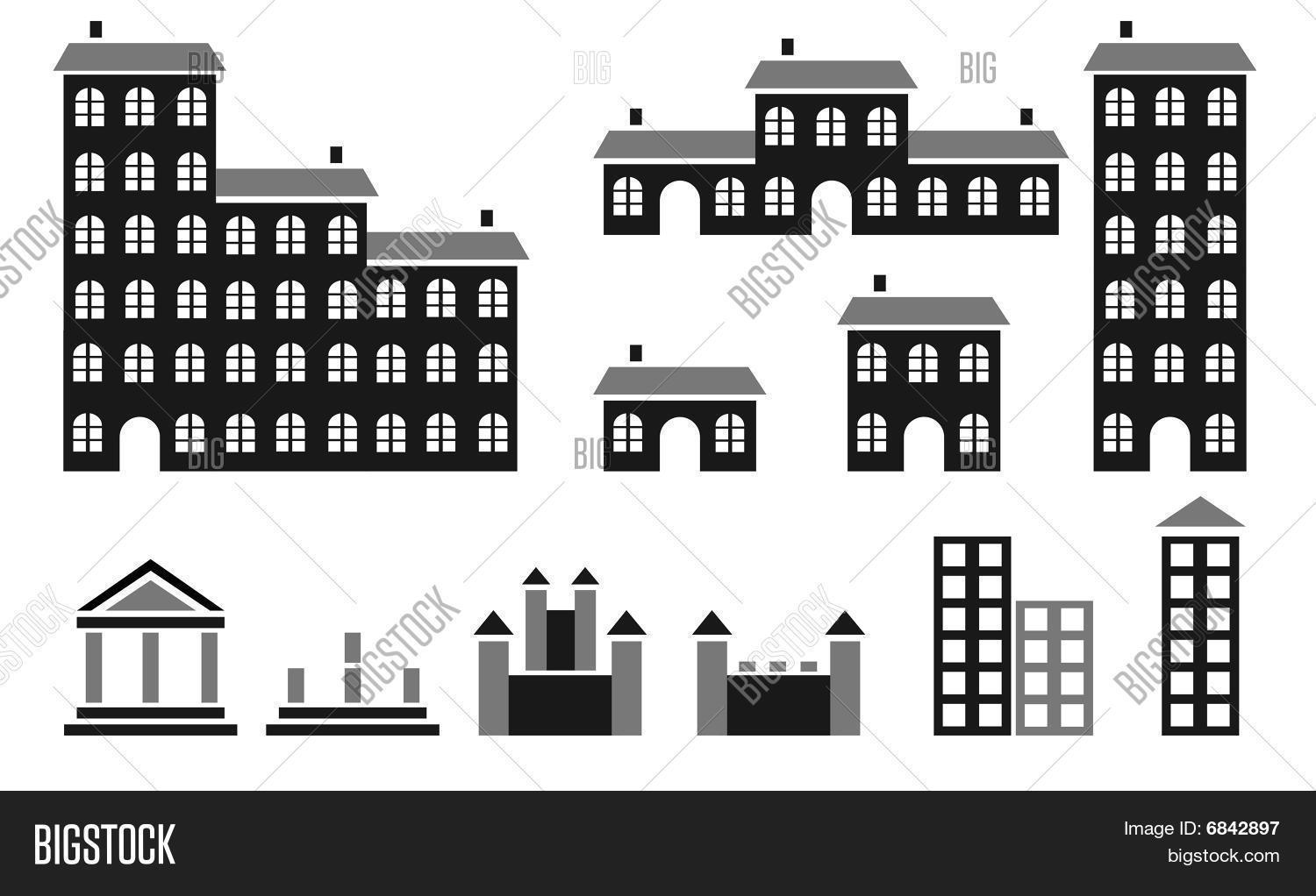 Buildings Silhouettes Vector & Photo (Free Trial) | Bigstock