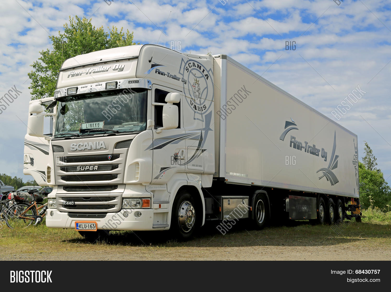 White Scania Super Image & Photo (Free Trial) | Bigstock