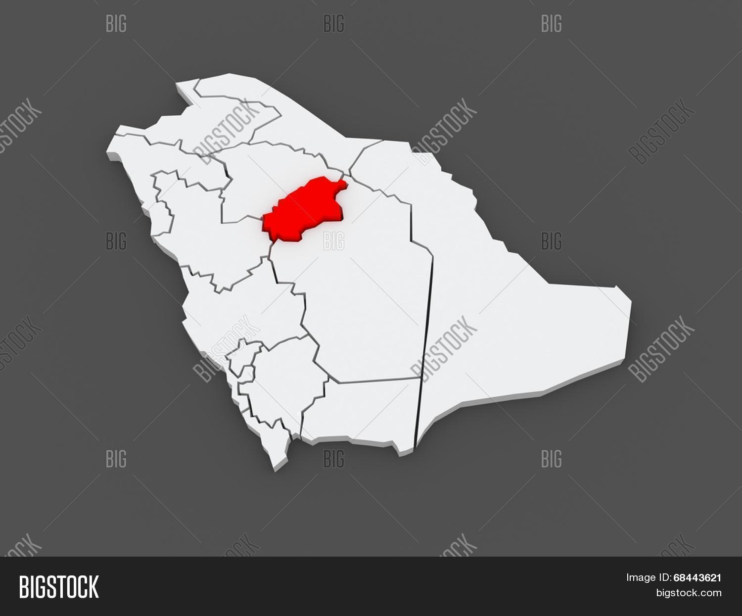 Map Al Qasim. Saudi Image & Photo (Free Trial) | Bigstock