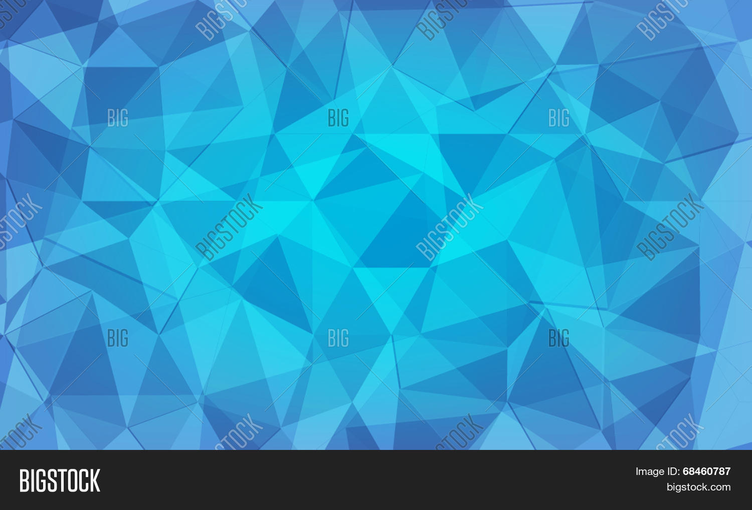 Blue Abstract Polygon Vector & Photo (Free Trial) | Bigstock