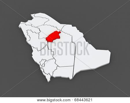 Map Al Qasim. Saudi Image & Photo (Free Trial) | Bigstock