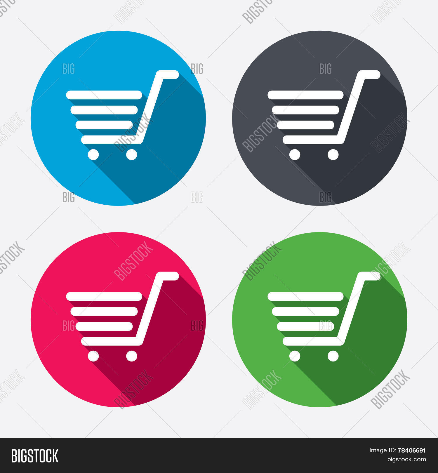 Shopping Cart Sign Vector & Photo (Free Trial) | Bigstock